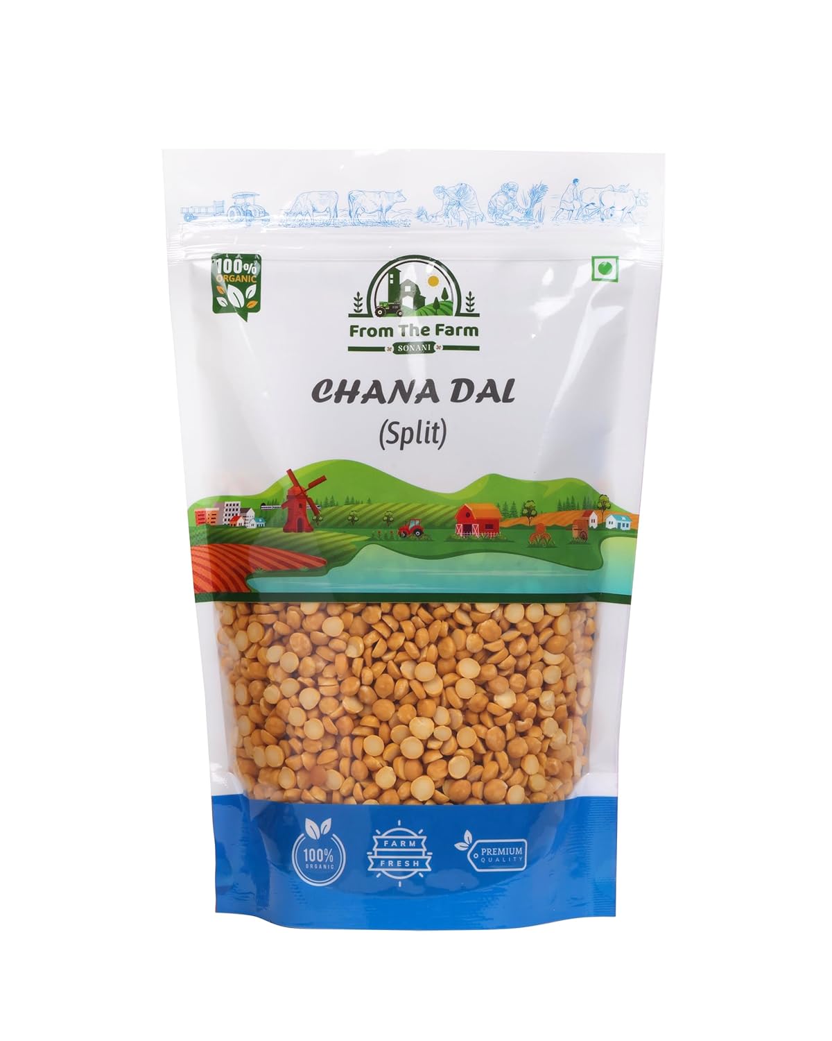 From the Farm unpolished chana dal | Fried Gram | Roasted channa Dal ...