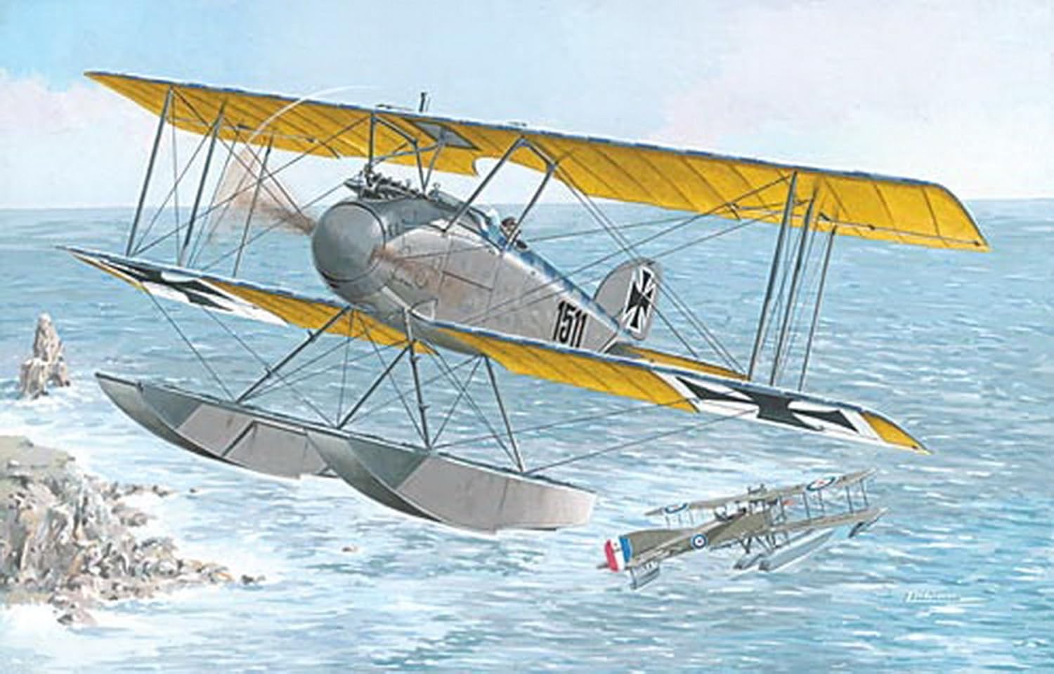 Amazon.com: RODEN Albatros W4 (Late) German Aircraft WWI 1/72 034 ...