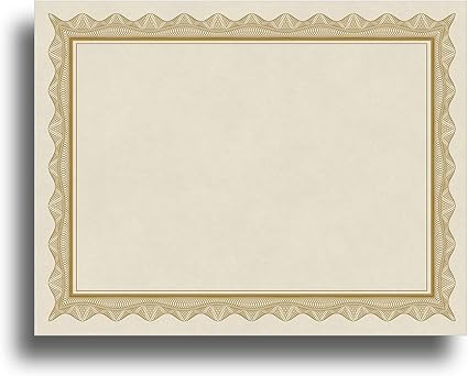 Amazon.com : Blank Parchment Certificate Paper for Awards - Works with ...