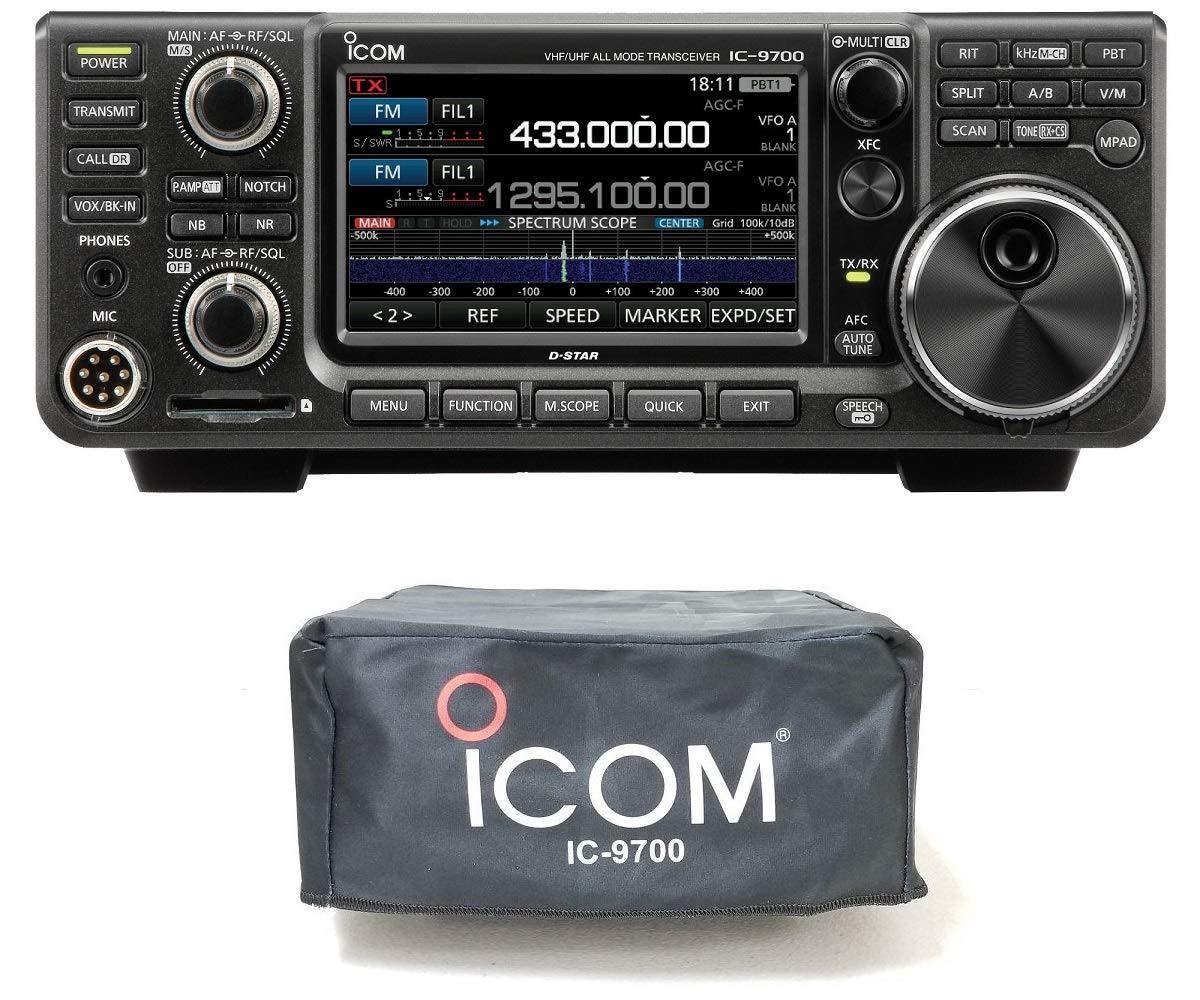 Buy Icom IC-9700 VHF/UHF/1.2GHz All Mode D-Star Transceiver with Custom ...