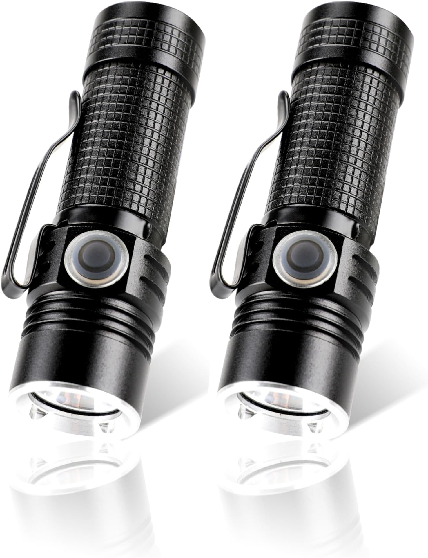 lidefox Mini Flashlights Rechargeable Small Handheld Pocket Flashlights ...