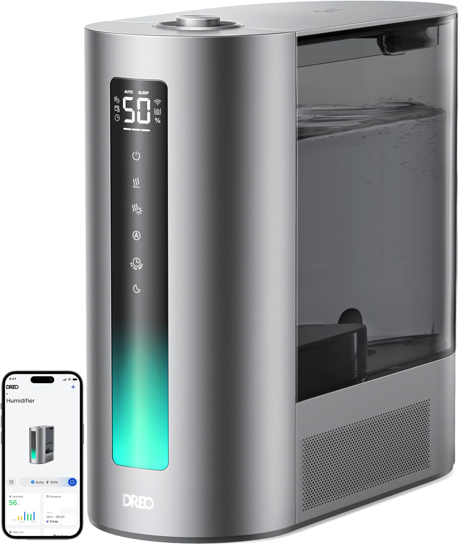 Amazon.com: Honeywell Easy-to-Care Filter Free Warm Mist Humidifier ...