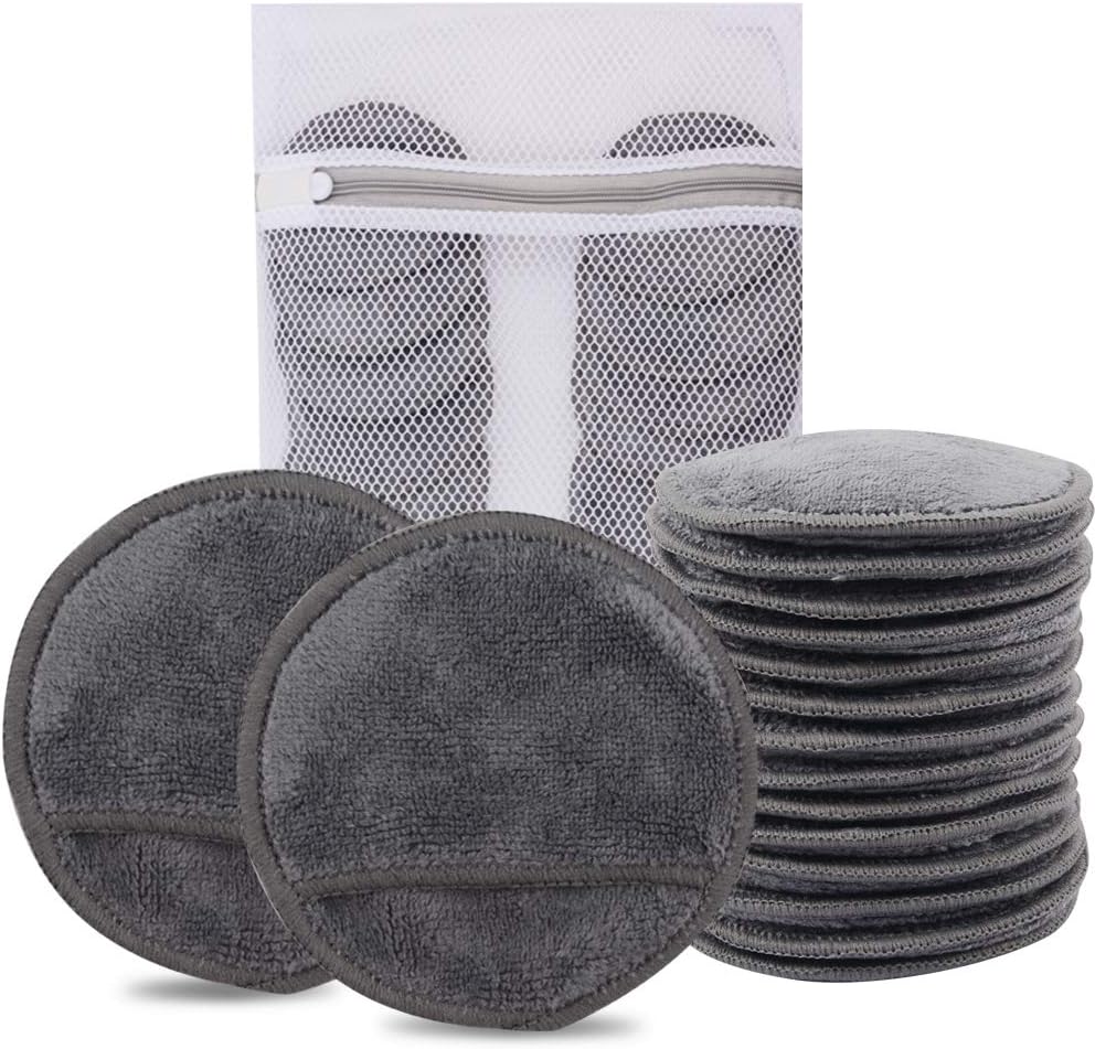 Amazon.com: KinHwa 14 Pack Makeup Remover Pads Reusable Microfibre ...
