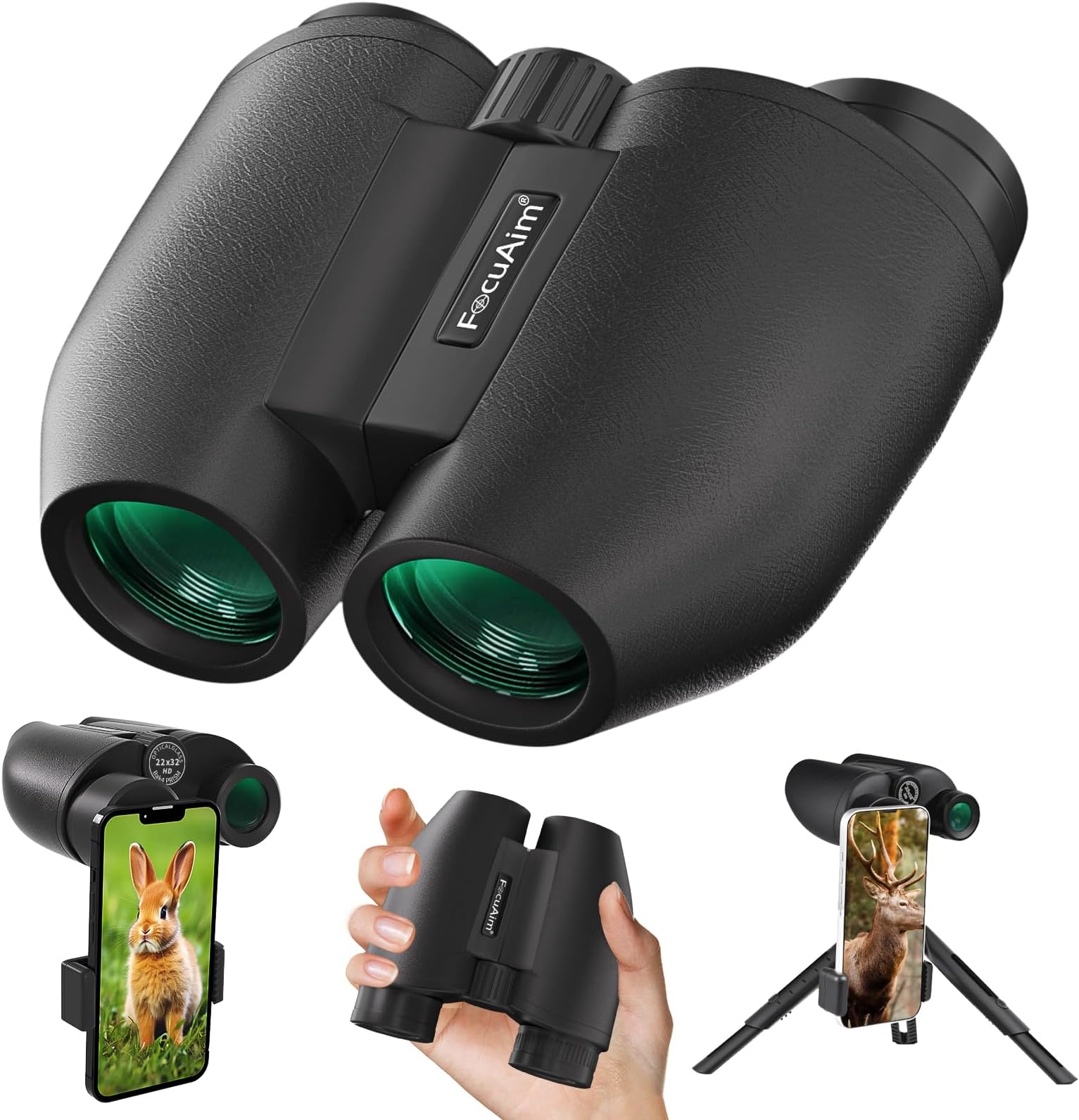 Amazon.com : 25X30 HD Binoculars for Adults with Universal Phone ...
