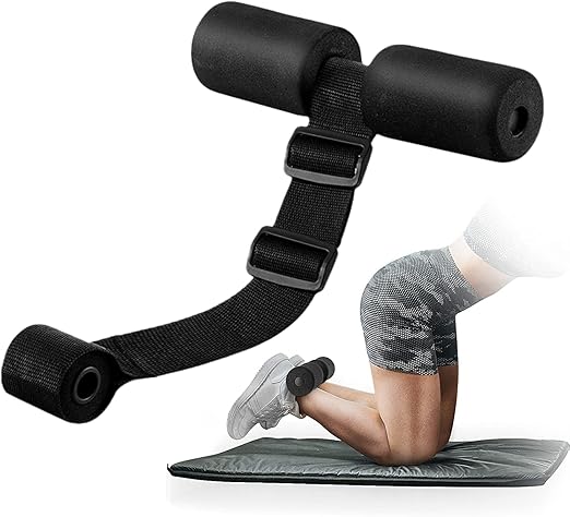 OMKA Nordic Hamstring Curl Strap Under the Door with Padded Ankle Bar ...