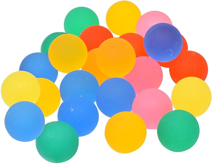 Amazon.com: Kiddie Play 25 Bouncy Balls for Kids Party Favors ...