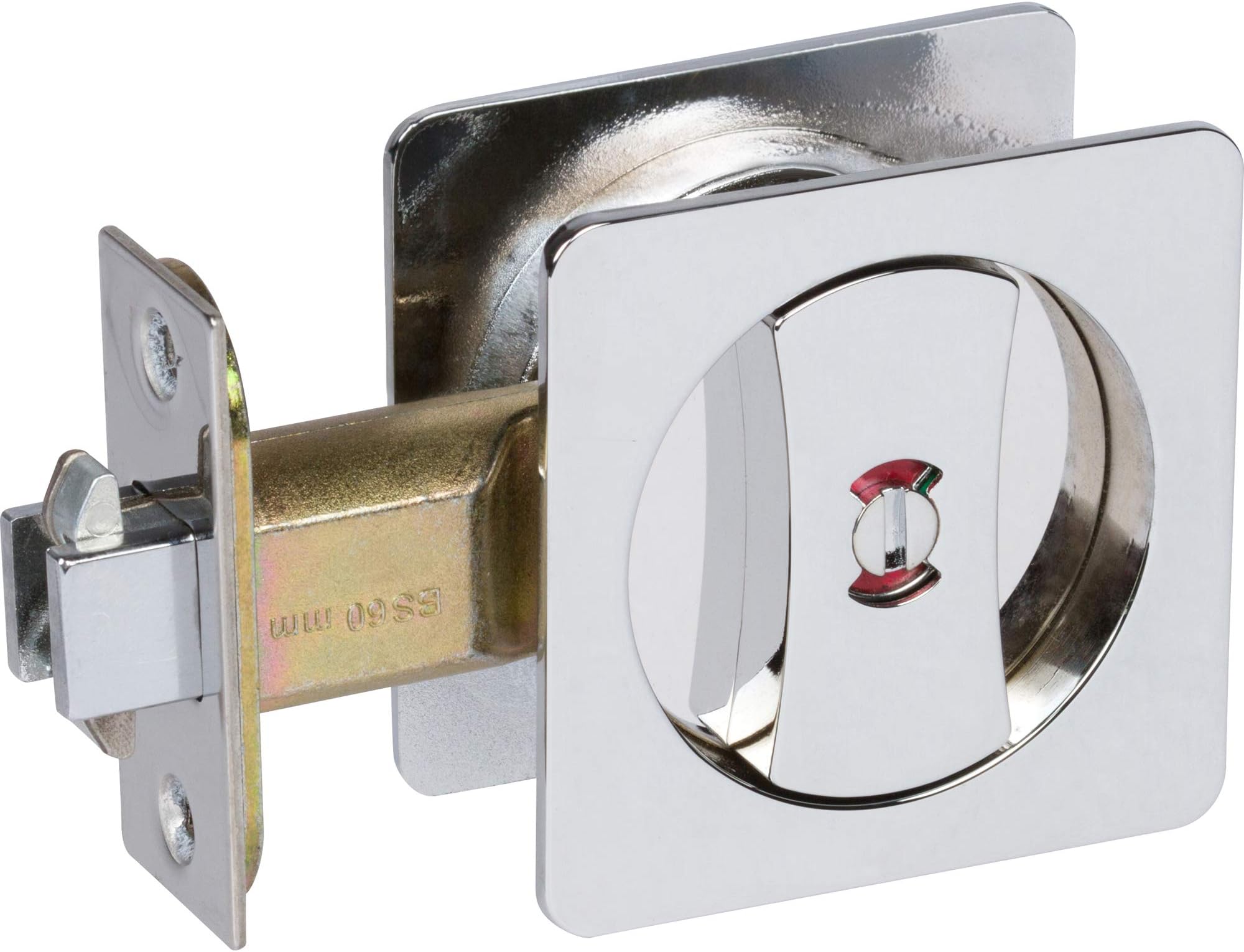 Emtek Pocket Door Passage Lock Set, Polished Chrome - Correction ...