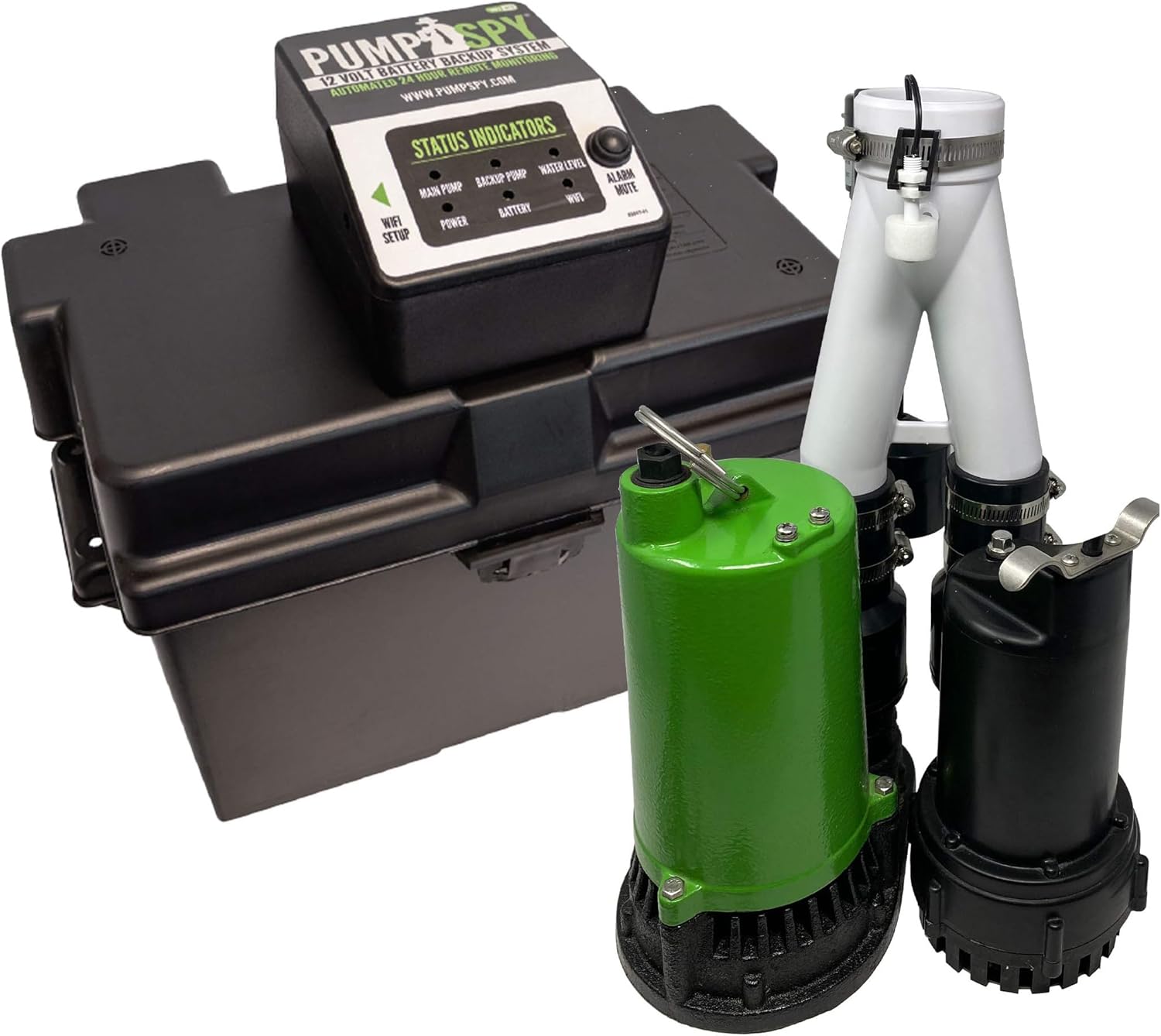 PumpSpy SmartPump Combination and 75 Ah Battery Bundle - Amazon.com