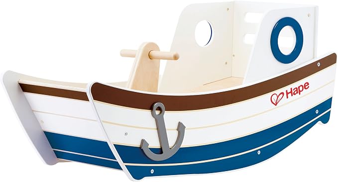 Amazon.com: Award Winning Hape High Seas Wooden Toddler Rocking Ride On ...