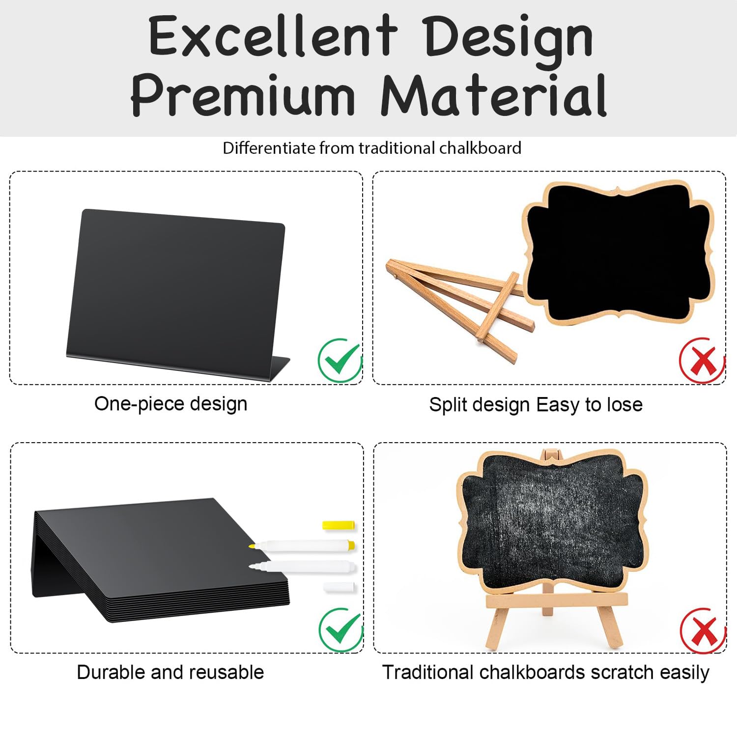 Snapklik.com : 12 Pcs 4x3 Small Food Labels For Party Buffet - Mini ...