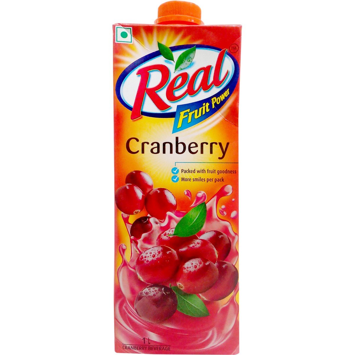 Real Fruit Power Fruit Drink - Cranberry, 1L Carton : Amazon.in ...