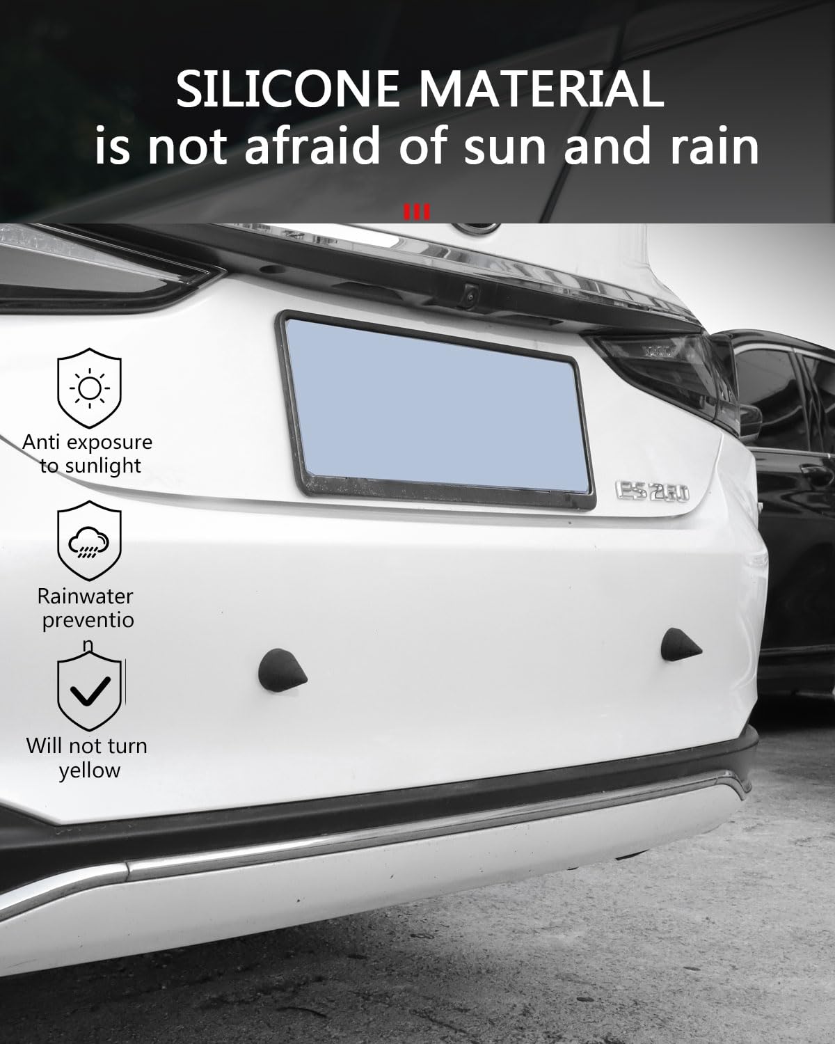 Snapklik.com : Muekzru Car Bumper Guards,Adhesive Car Bumper Spikes ...