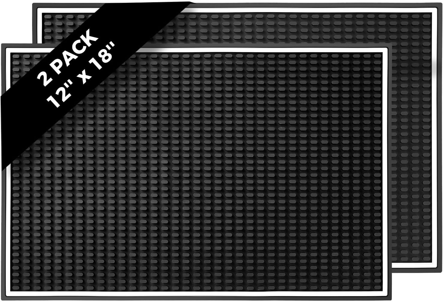 Amazon.com: KITESSENSU Bar Mats for Bartending 18" x 12" - Large Bar ...