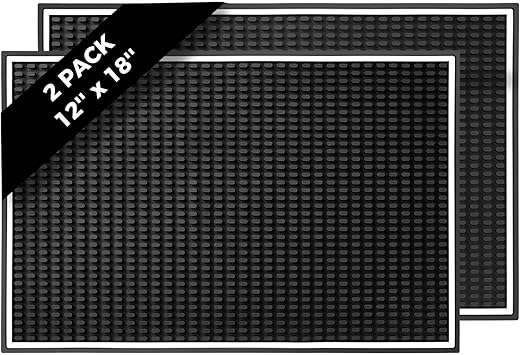 Amazon.com: KITESSENSU Bar Mats for Bartending 18" x 12" - Large Bar ...