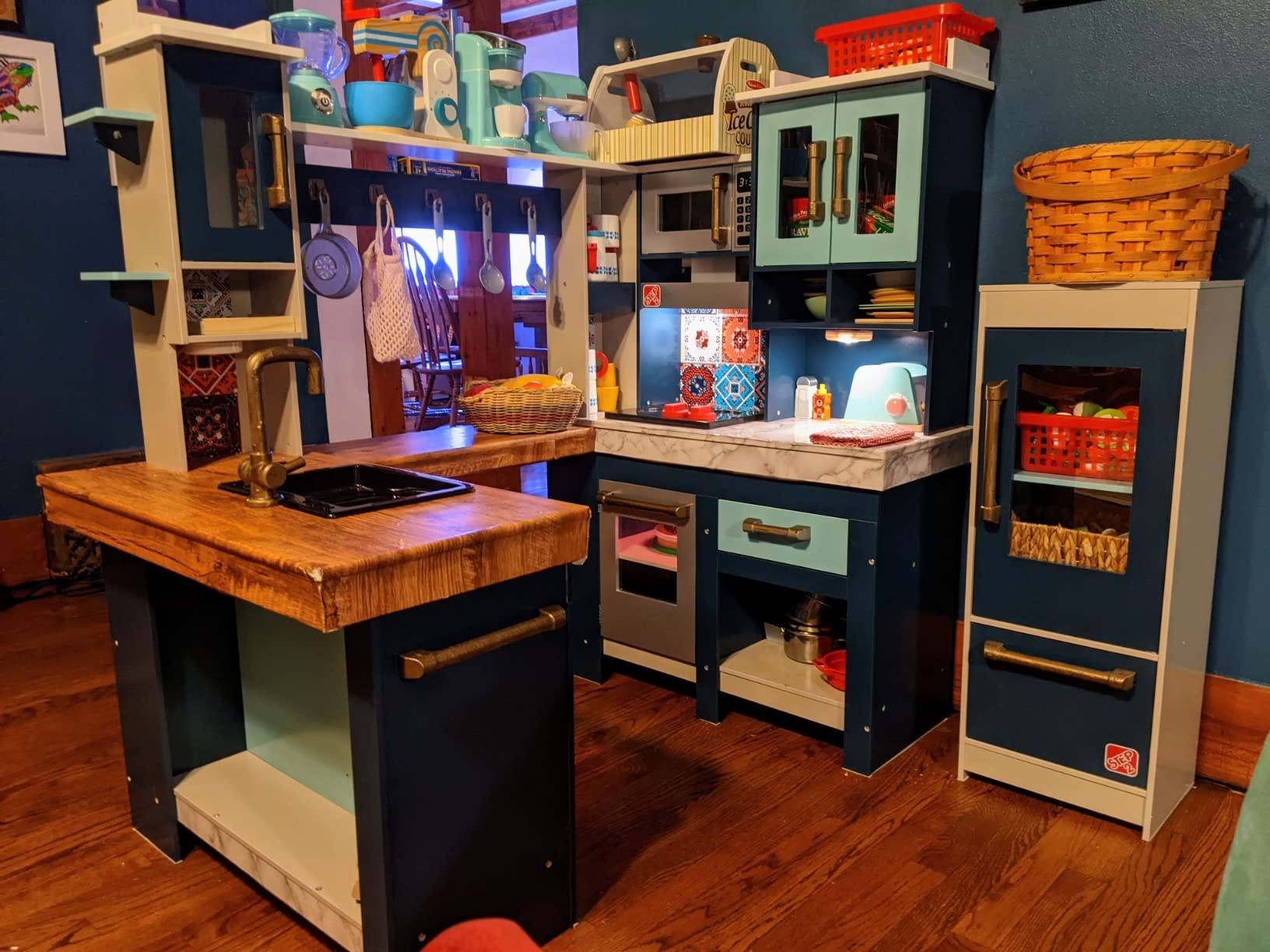 $15/mo - Finance Step2 Grand Walk-In Wooden Kitchen Set for Kids ...