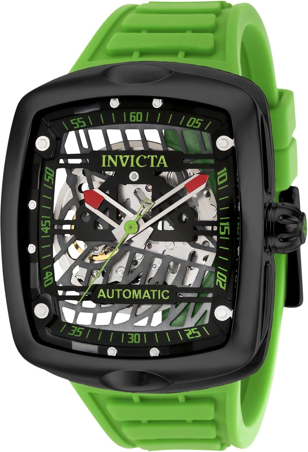Amazon.com: Invicta S1 Rally Diablo Automatic Men's Watch - 44mm. Green ...