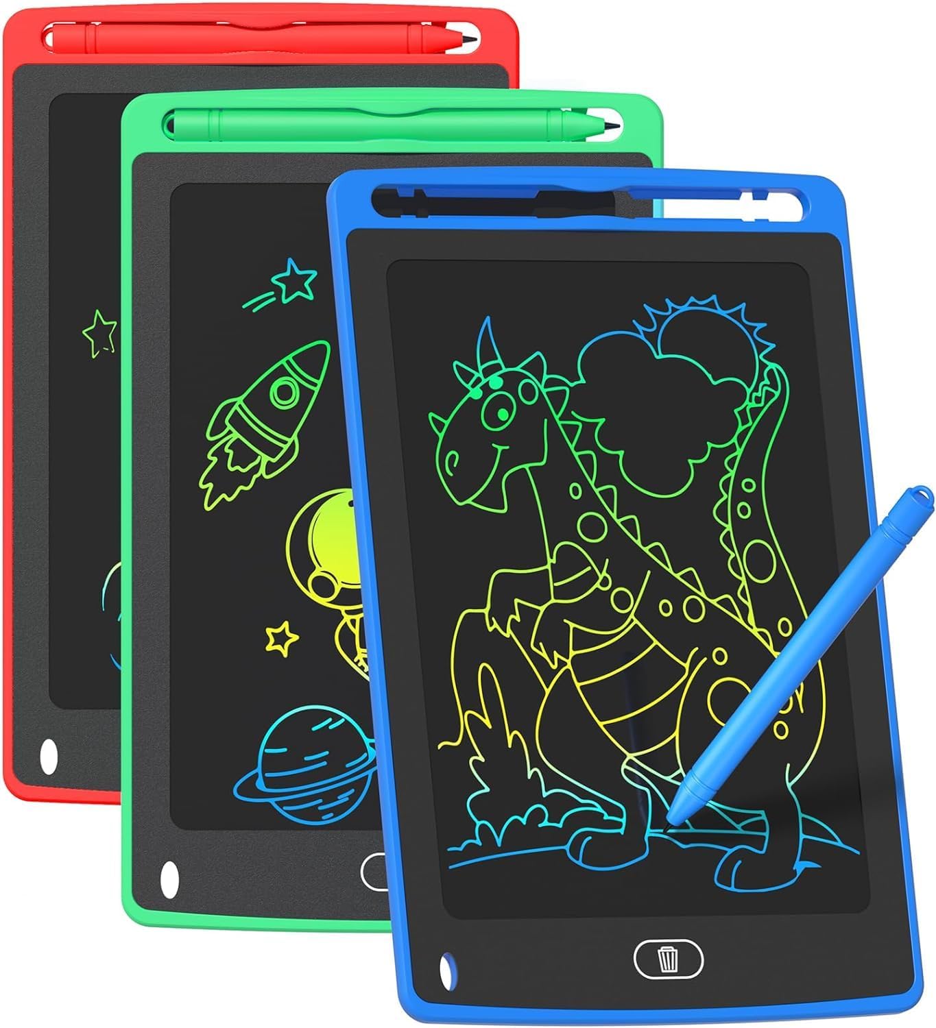 Amazon.com: LCD Writing Tablet, 2 Packs Drawing Pads for Kids 3 4 5 6 ...