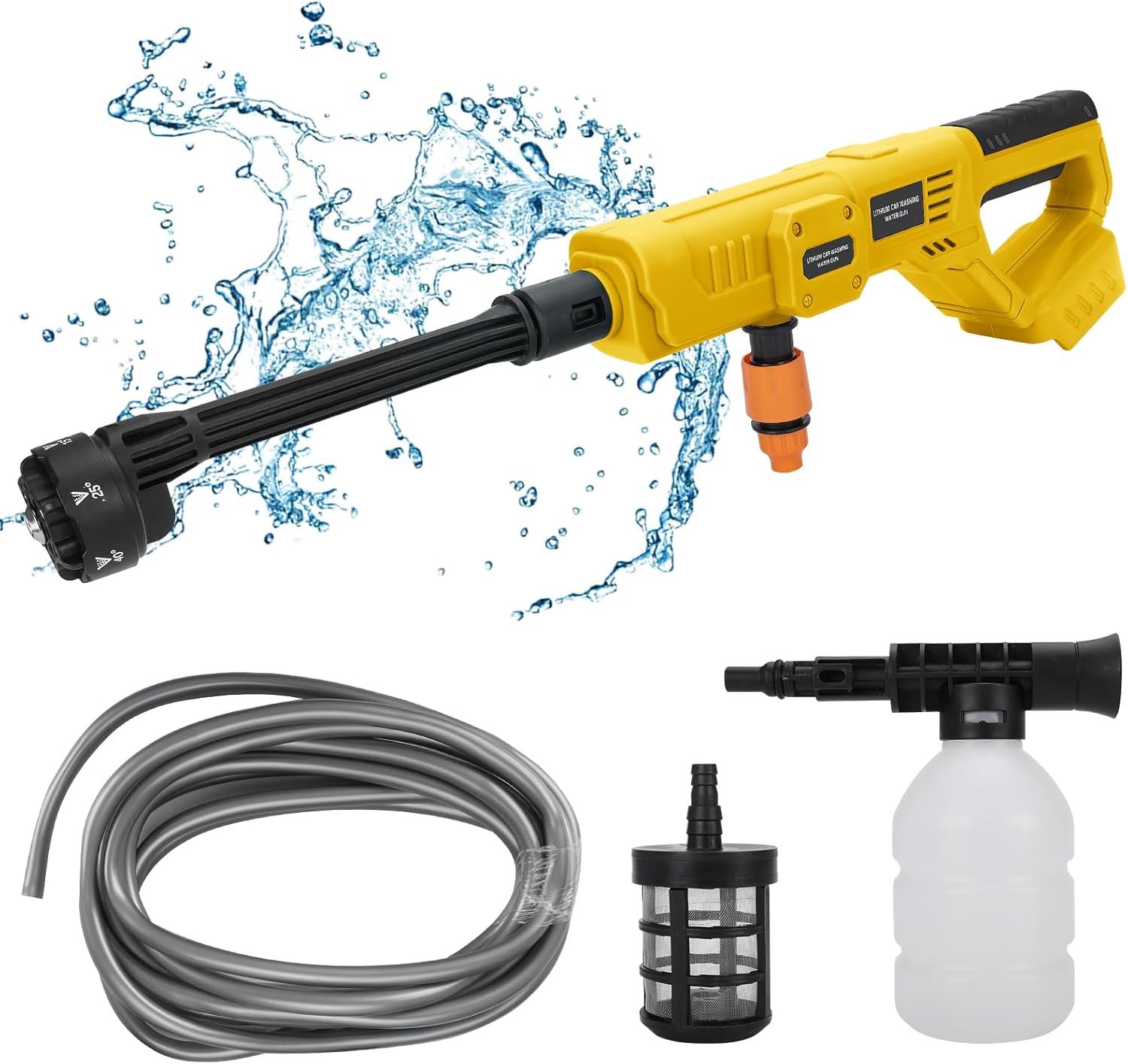 Cordless Pressure Washer For Dewalt 20V Battery, Portable Power Washer ...