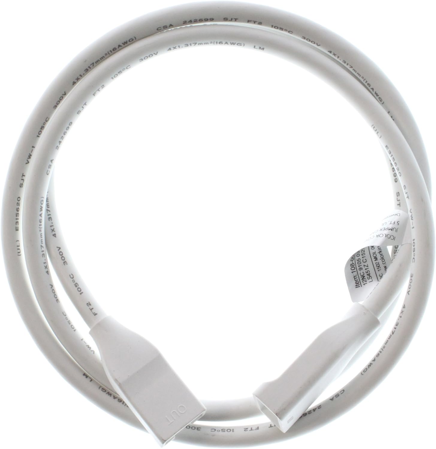 Color Kinetics 108-000049-00 iColor Cove MX PC Jumper Cable, 5-Feet ...