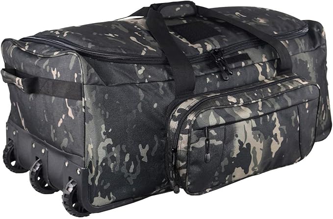 Amazon.com | Military Wheeled Deployment Bag Large Tactical Heavy Duty ...