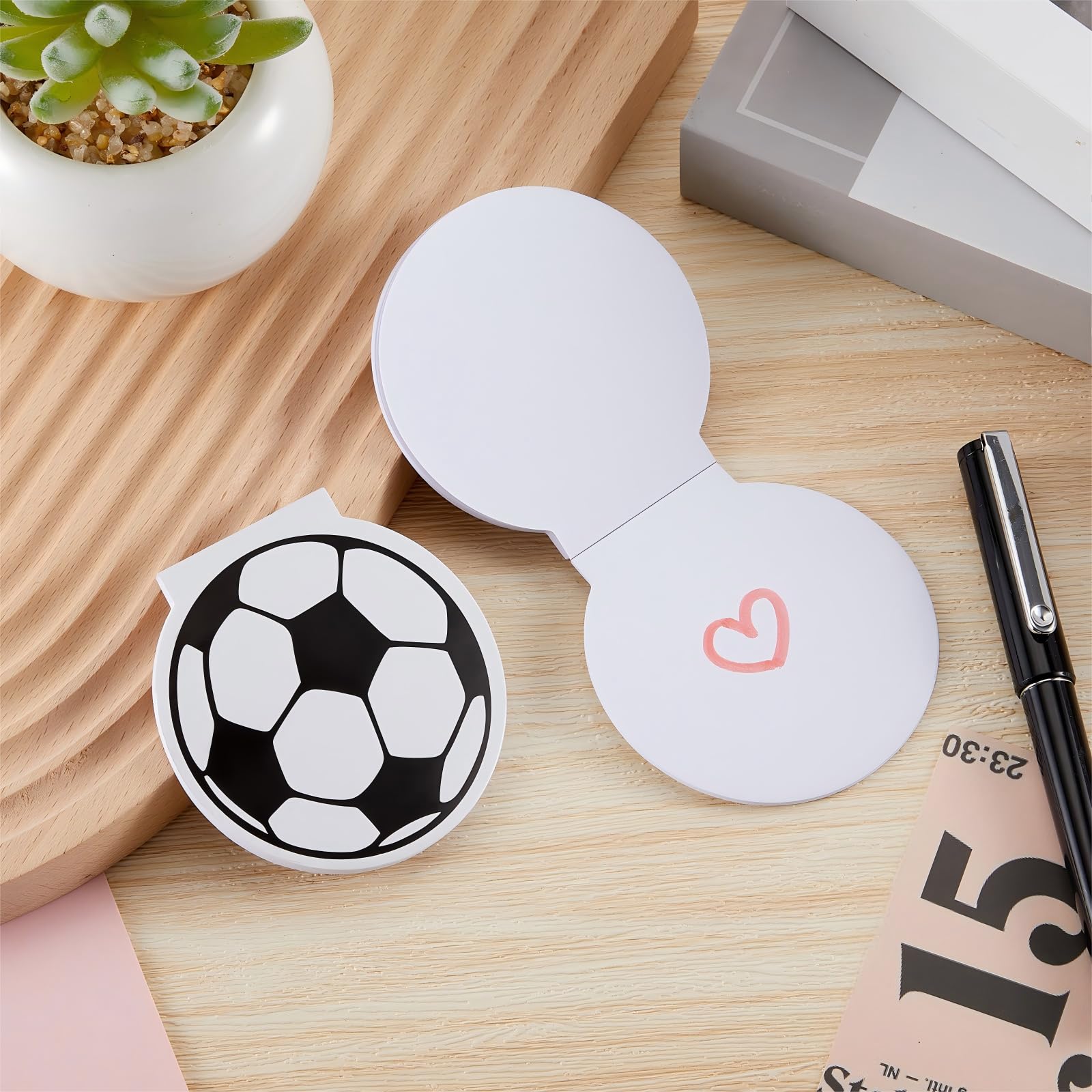 Snapklik.com : 24 Pieces Soccer Mini Notepads 3.15 Inch Sports Notepads ...