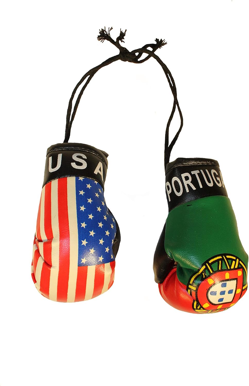 Amazon.com: USA & Portugal Country Flags Mini Boxing Gloves. New ...