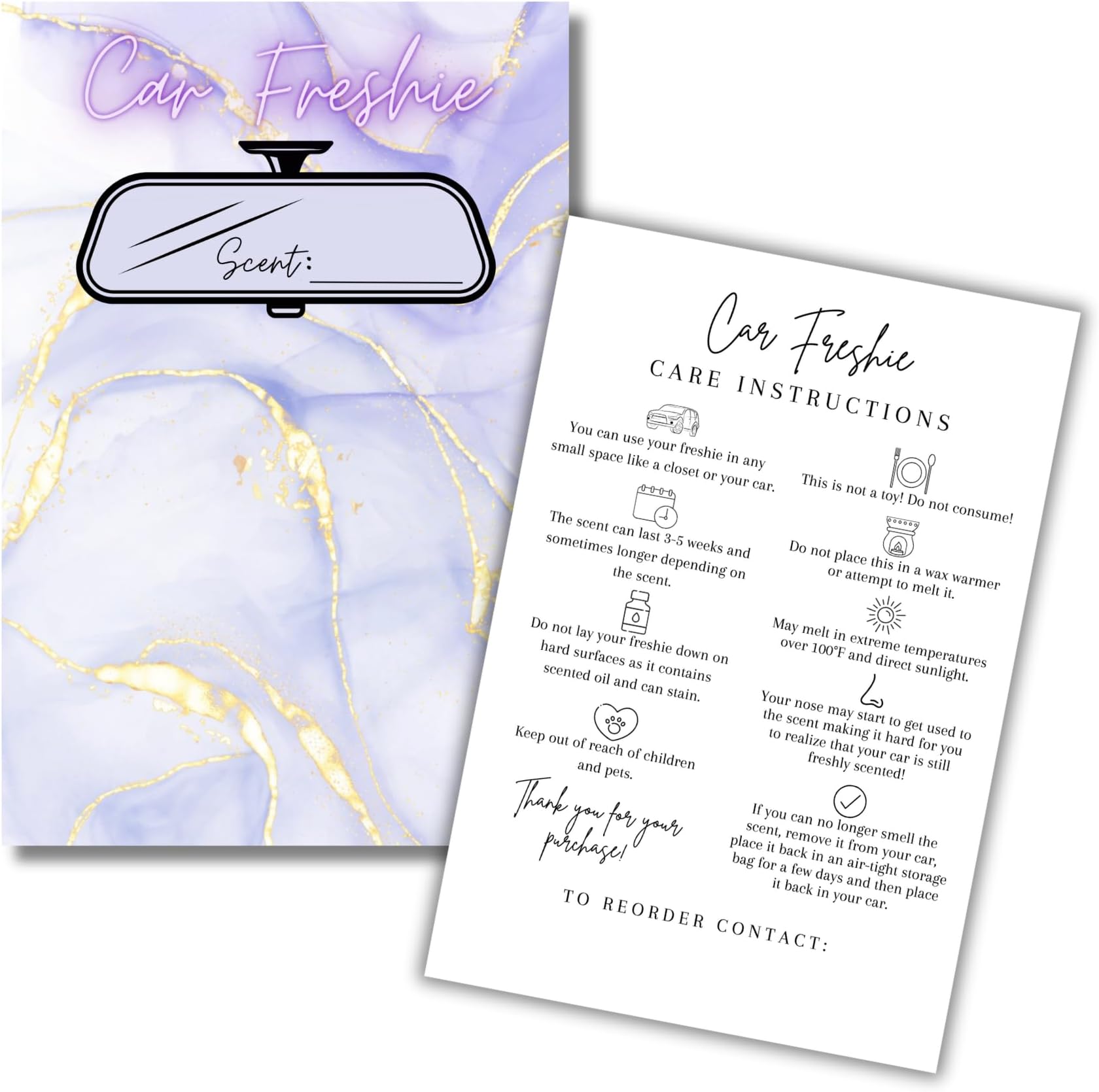 Amazon.com : Car Freshie Inserts Card | 50 pk 4x6” Cow Print Country ...