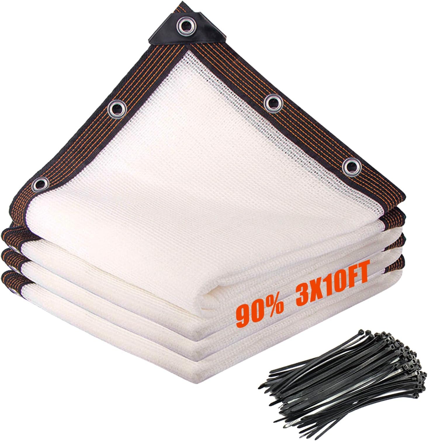 Amazon.com : RorincoGi 90% Fence Privacy Screen,3x10FT Shade Cloth ...