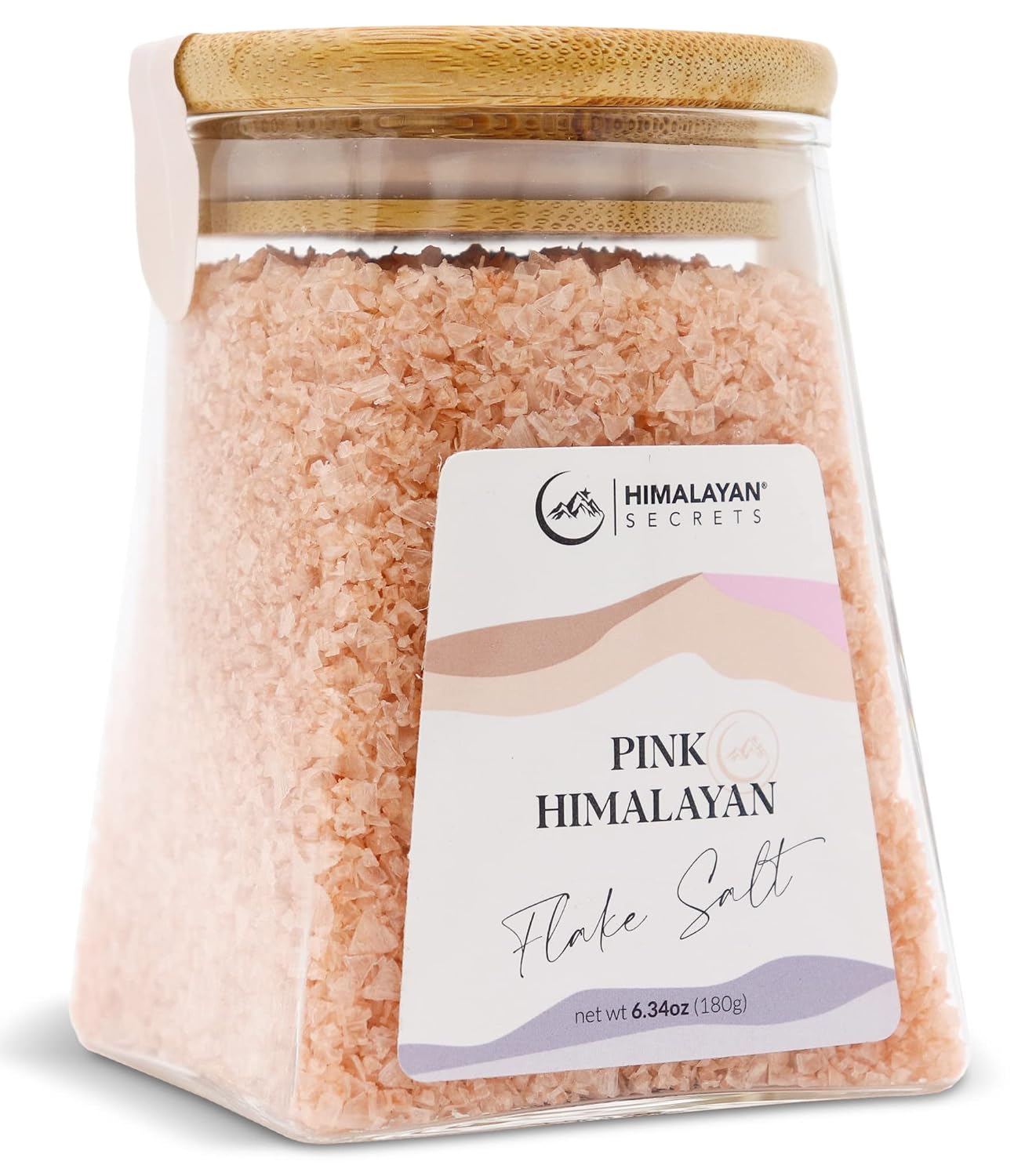 Himalayan Secrets Copos de sal rosa de 6.35oz (6.34 onzas), hermoso ...