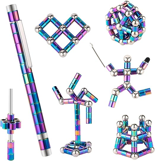 Amazon.com: Color Fidget Pen,Magnetic Pen Fidget Toys,Cool Gadget Best ...