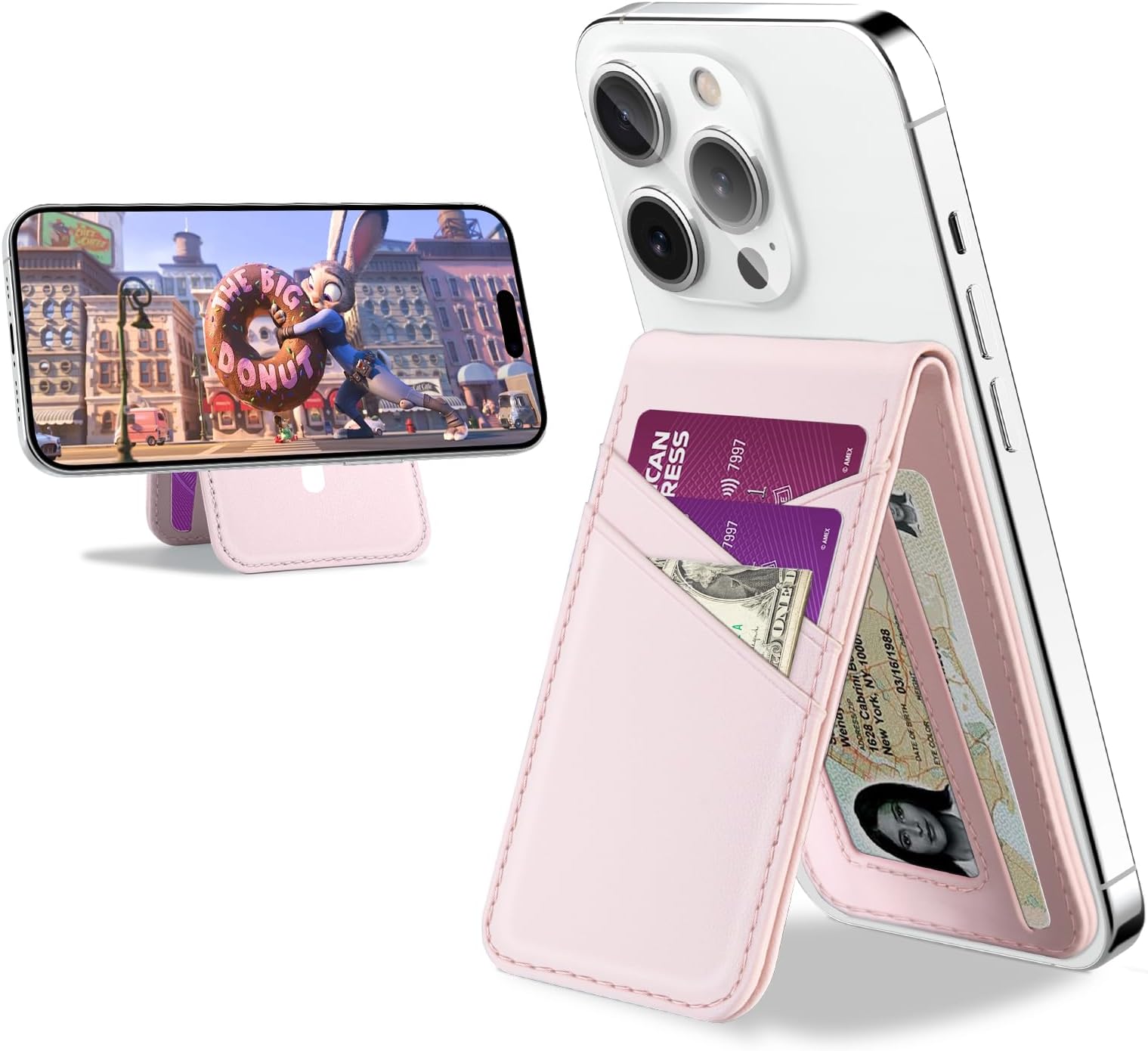 Amazon.com: ExtreLife Magnetic Wallet Stand for iPhone 12-16 Series, 10 ...