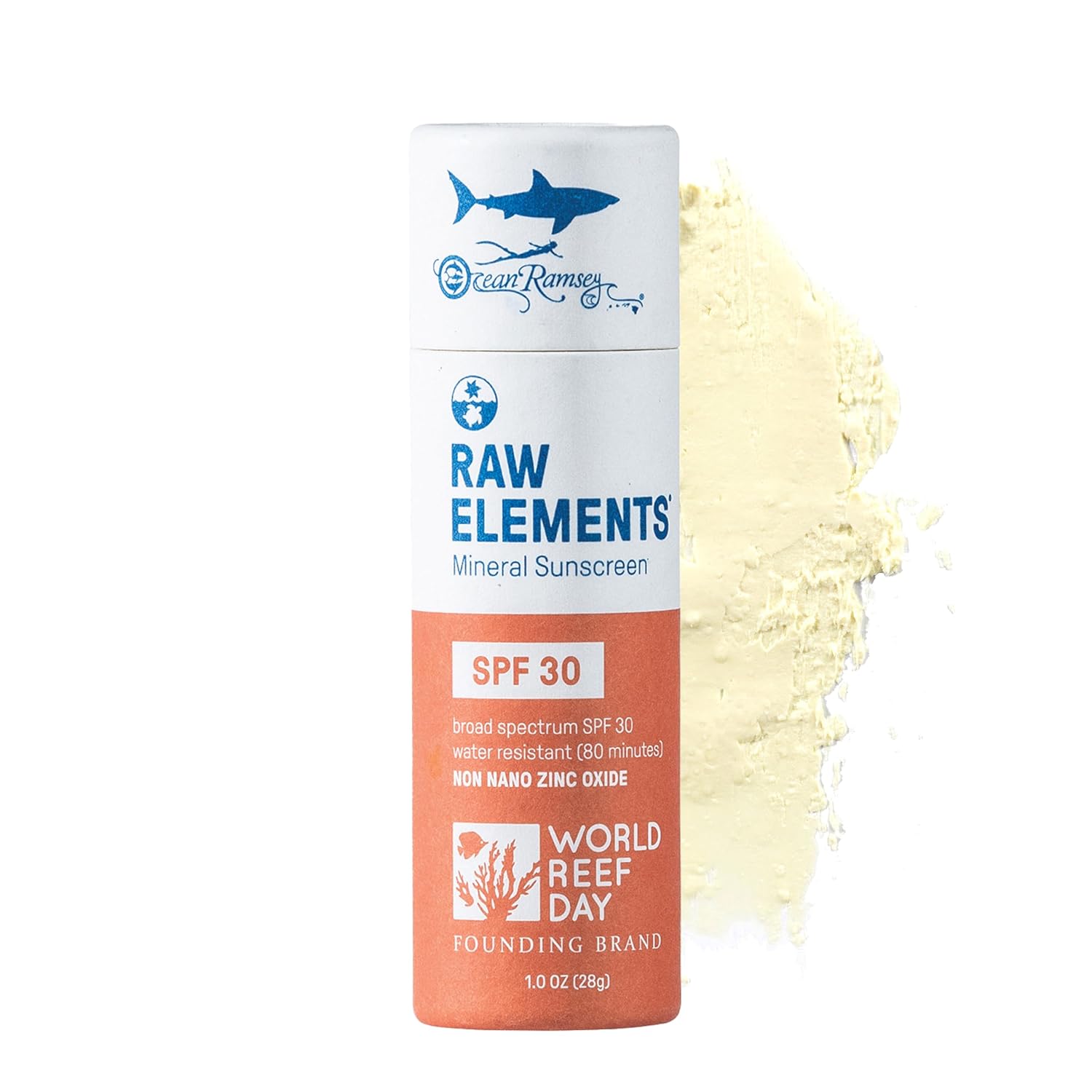 Amazon.com: Raw Elements Ocean Ramsey World Reef Day Organic Sunscreen ...