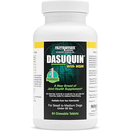 Amazon.com : Dasuquin Chewable Tablets for Small/Med Dogs 84ct : Pet ...
