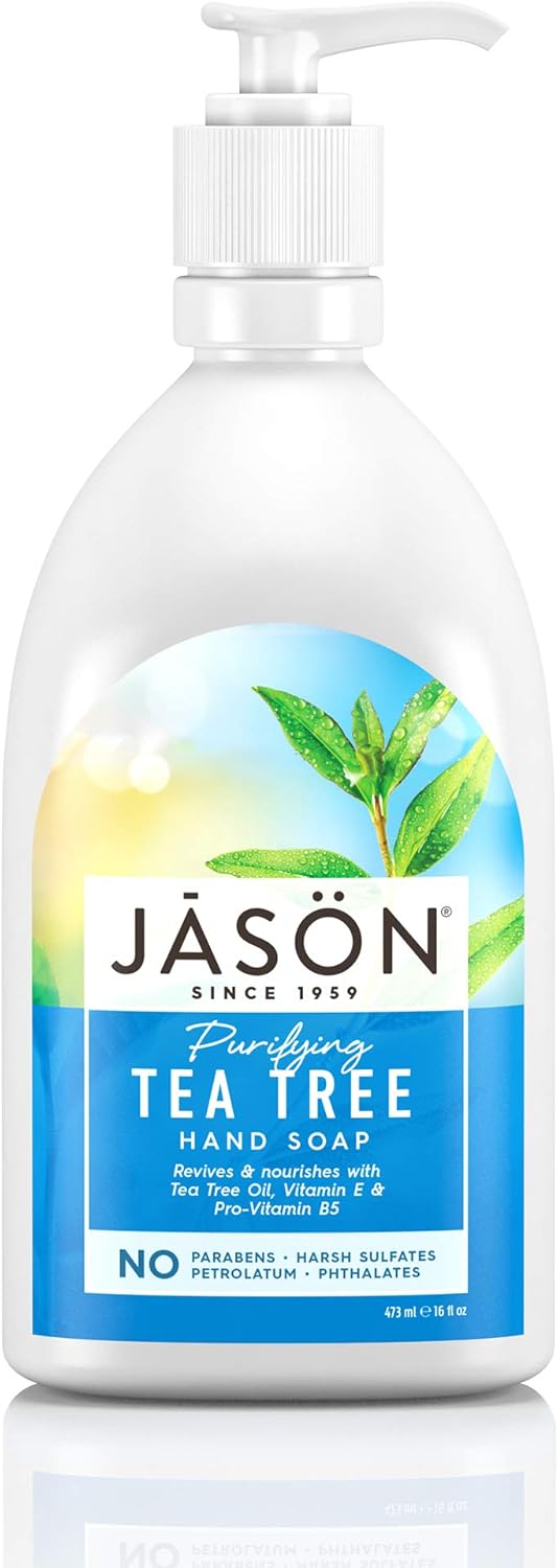 Jason Natural Products Tea Tree Liquid Satin Soap 473 ml : Amazon.co.uk ...