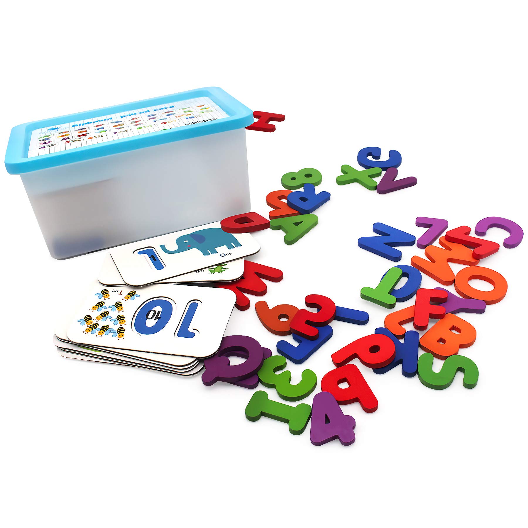 Buy Alphabet and Number Flash Cards Wooden Puzzles Matching Cards ...