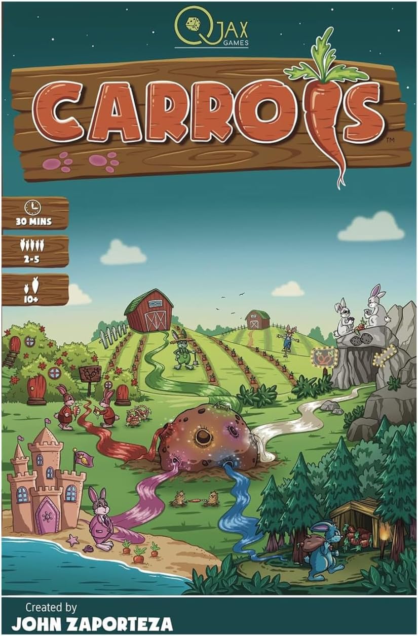Amazon.com: Qjax Games Carrots Board Game (Special Kickstarter Edition ...