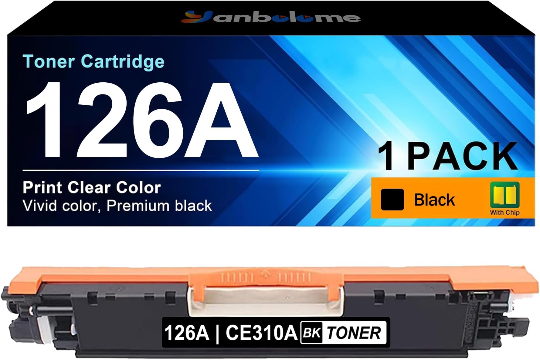 Amazon.com: RitoTech 126A Toner Cartridge (with OEM CHIP),Replacement ...