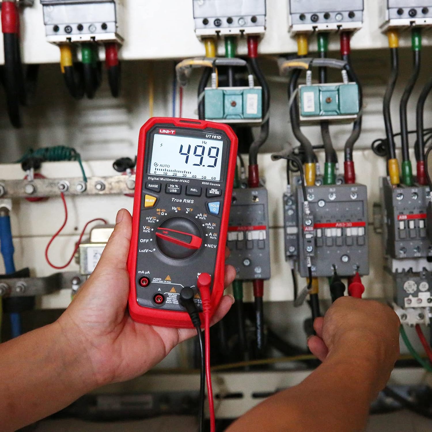 Buy UNI-T Multimeter Kit UT161D, 1000V AC DC Volt Ohm Meter Capacitor ...