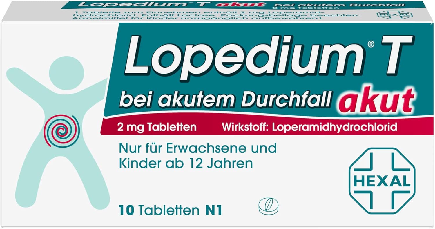 Lopedium T Acute for Acute Diarrhoea Tablets Pack of 10 Tablets ...
