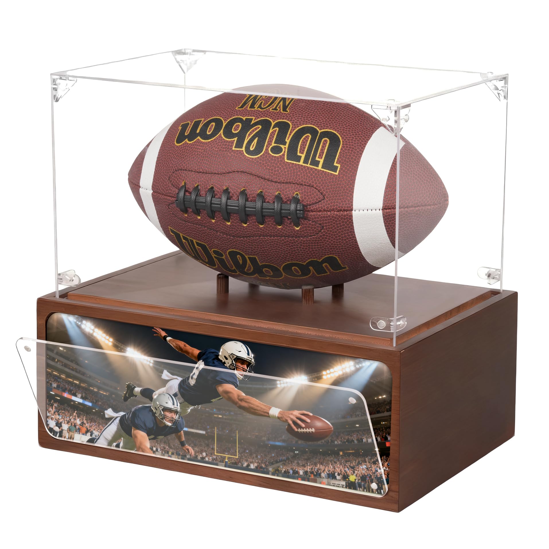 Snapklik.com : Football Display Case Stand