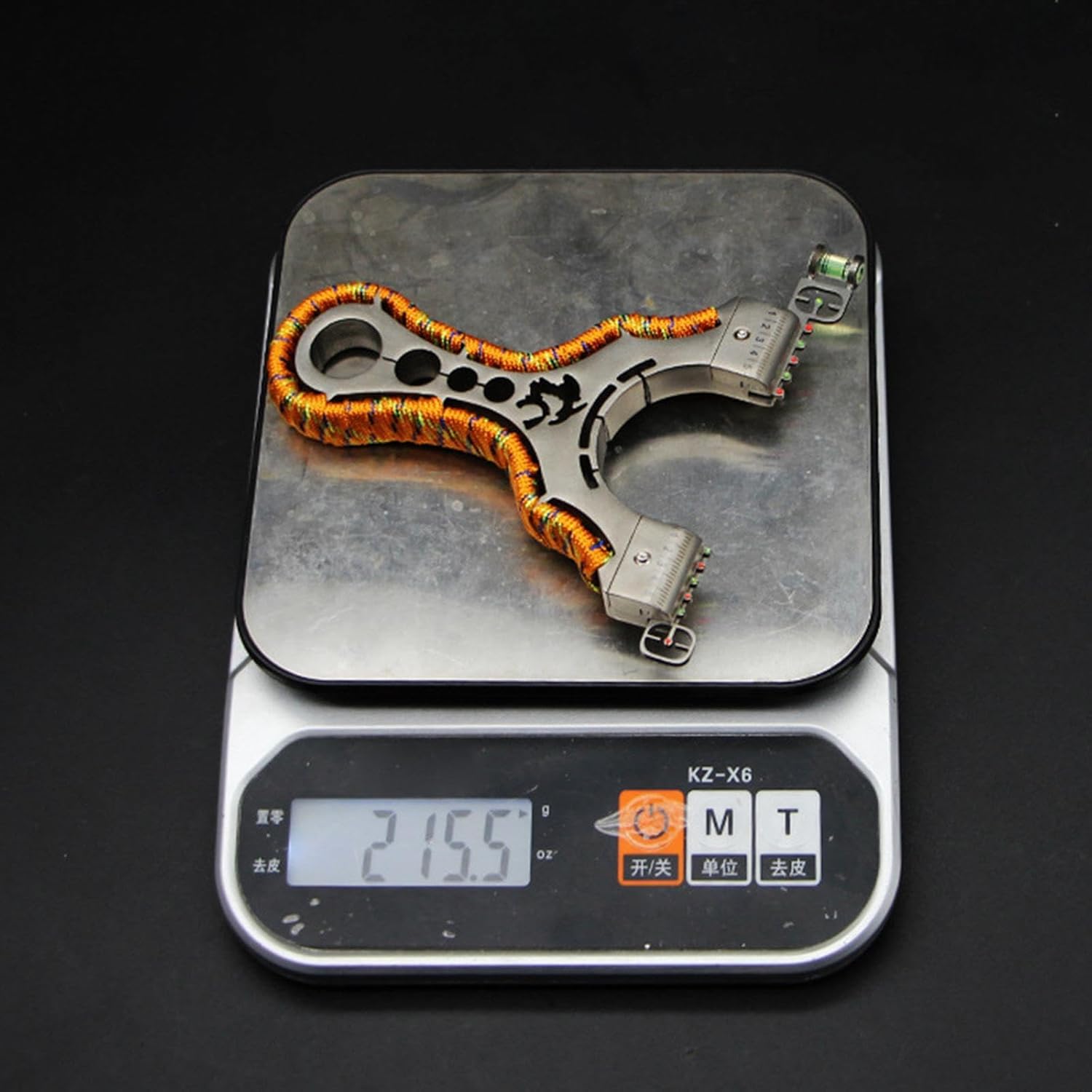 UJEAVETTE® Slingshot Gulel Aiming with Spirit Level Portable Stainless ...