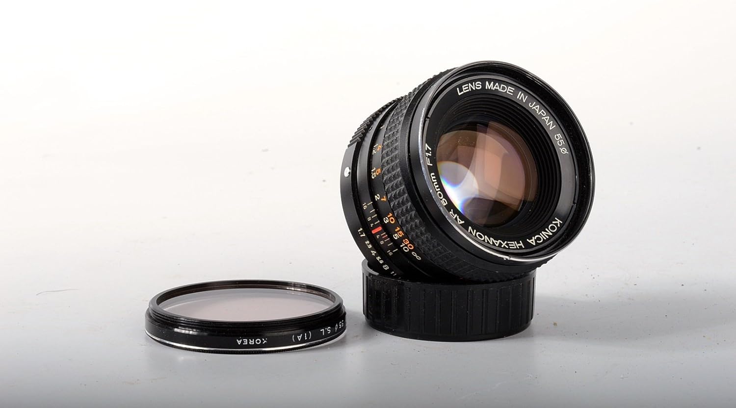 Amazon.com : Konica Hexanon 57mm F1.4 AR mount lens : Electronics