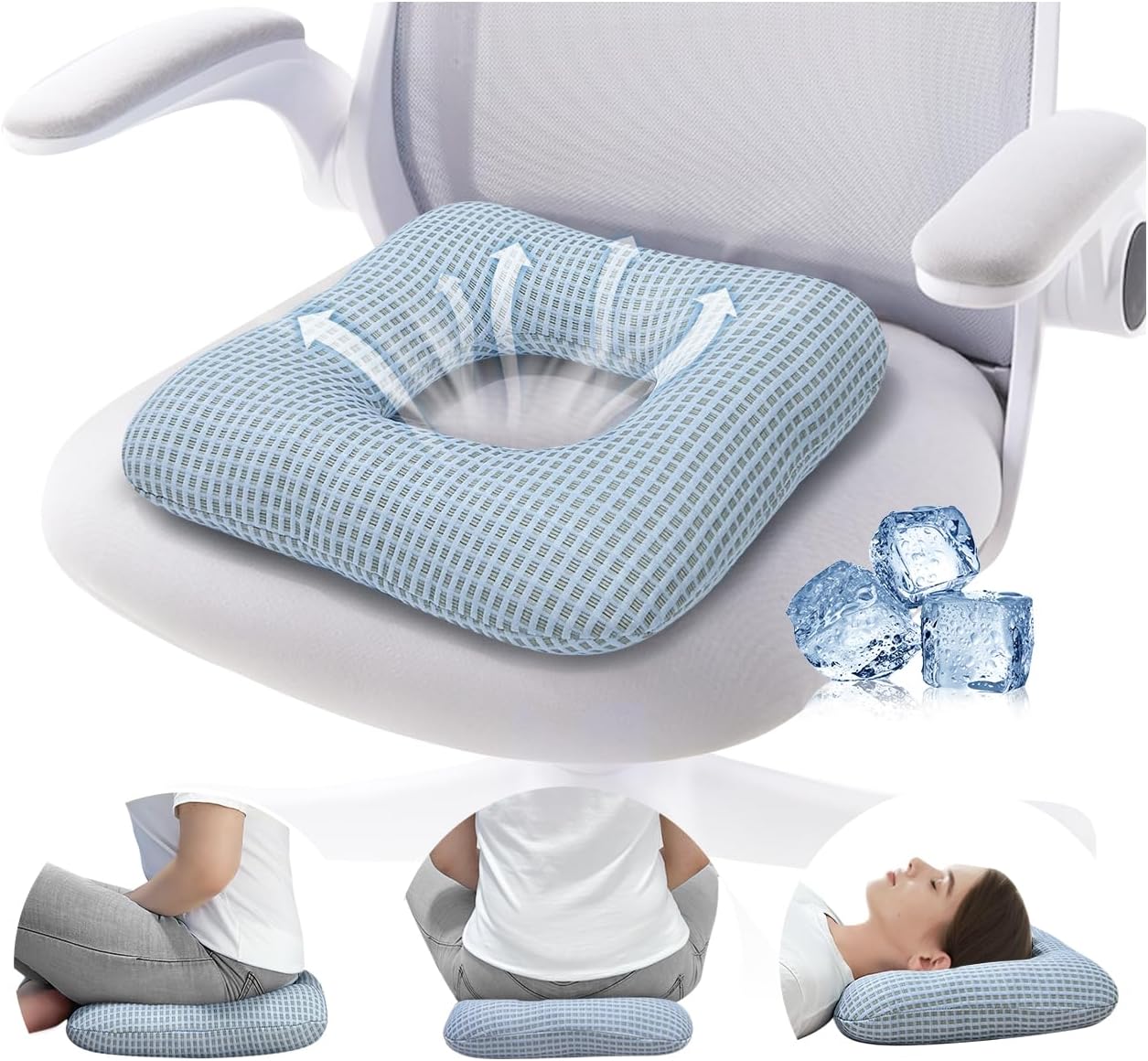 Amazon.com: AOSSA Bed Sore Cushions for Butt Positioning Pillow ...