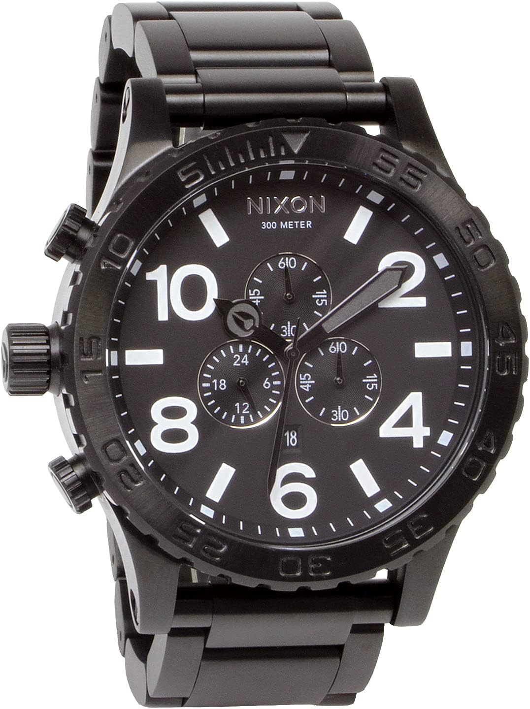 Amazon.co.jp: [ニクソン] NIXON 腕時計 51-30 CHRONO: ALL BLACK A083-001-00 メンズ [並行輸入品] : ファッション