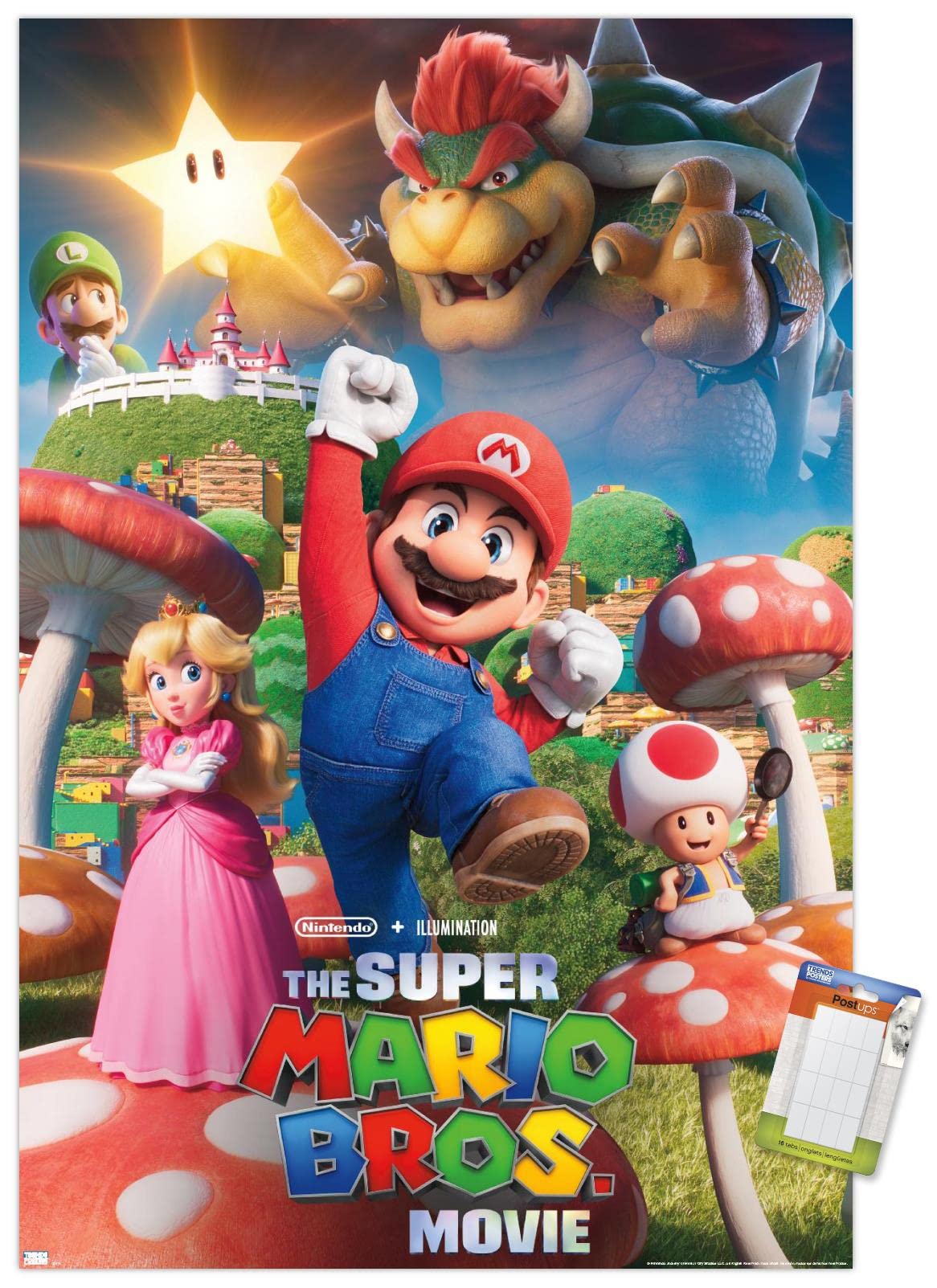 Trends International The Super Mario Bros. Movie - Mushroom Kingdom Key ...