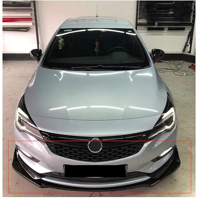 Buy Car Front Lip Spoiler for Opel Astra K Voltex, Front Bumper Side ...