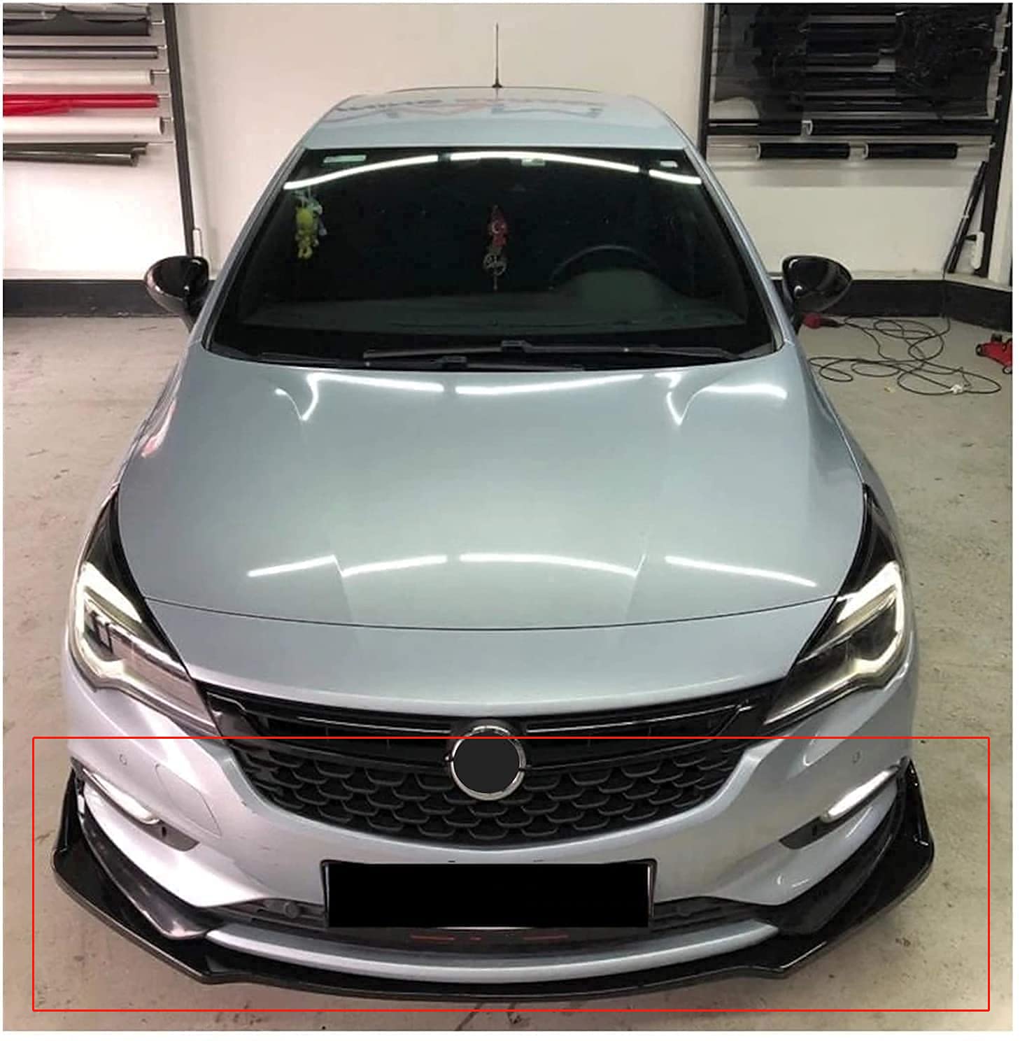 Buy Car Front Lip Spoiler for Opel Astra K Voltex, Front Bumper Side ...