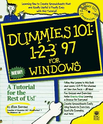 Amazon | Dummies 101: 1-2-3 97 For Windows (For Dummies) | Barrows ...