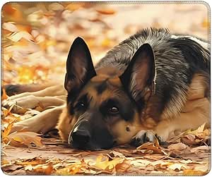 Amazon.com: YzgWjBhd German Shepherd Dog Print Mouse Pad for Laptop ...