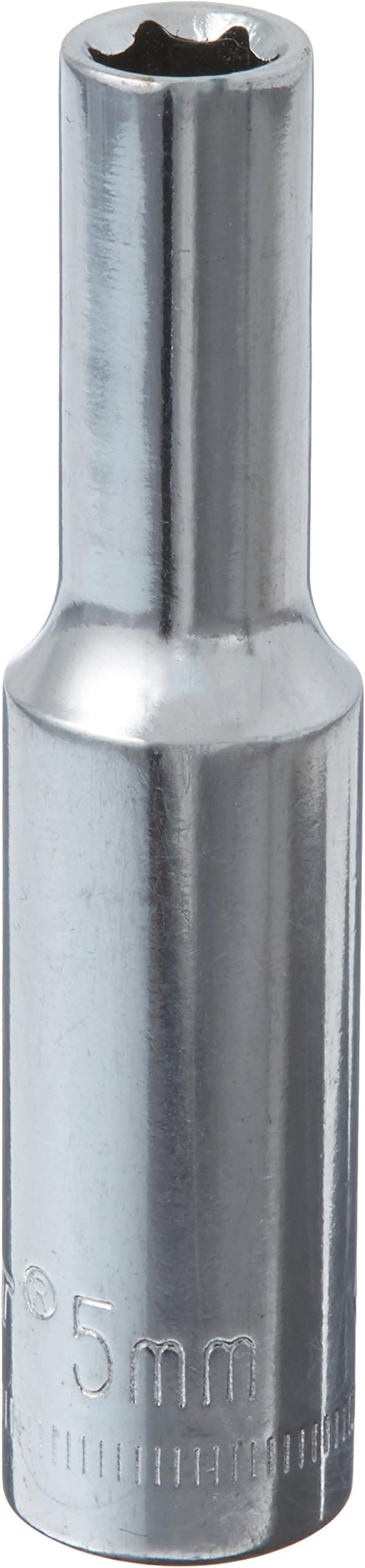 Amazon.com: Crescent 1/4" Drive 6 Point Deep Metric Socket 5mm ...